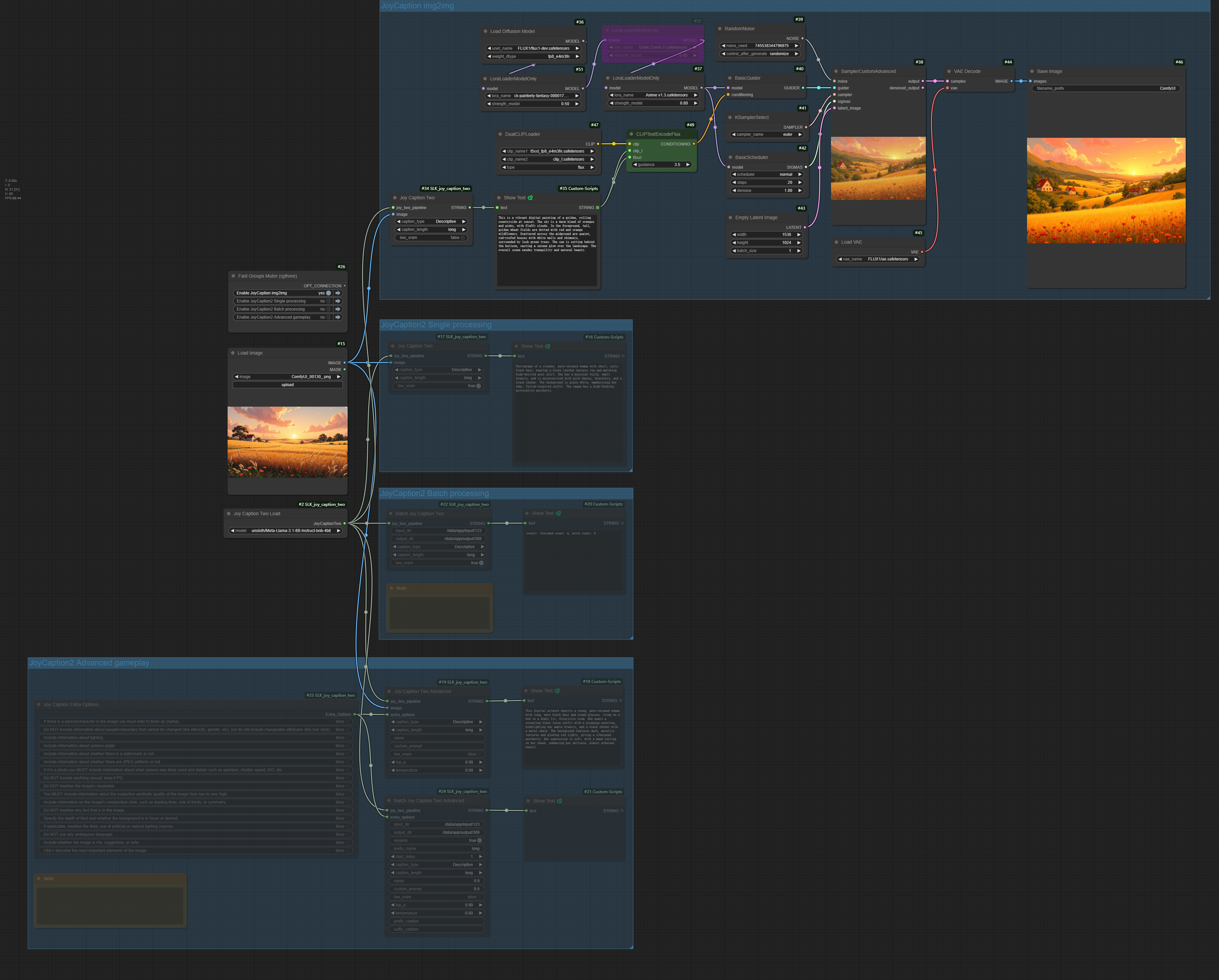 MimicPC - JoyCaption 2 & FLUX：Img Generation