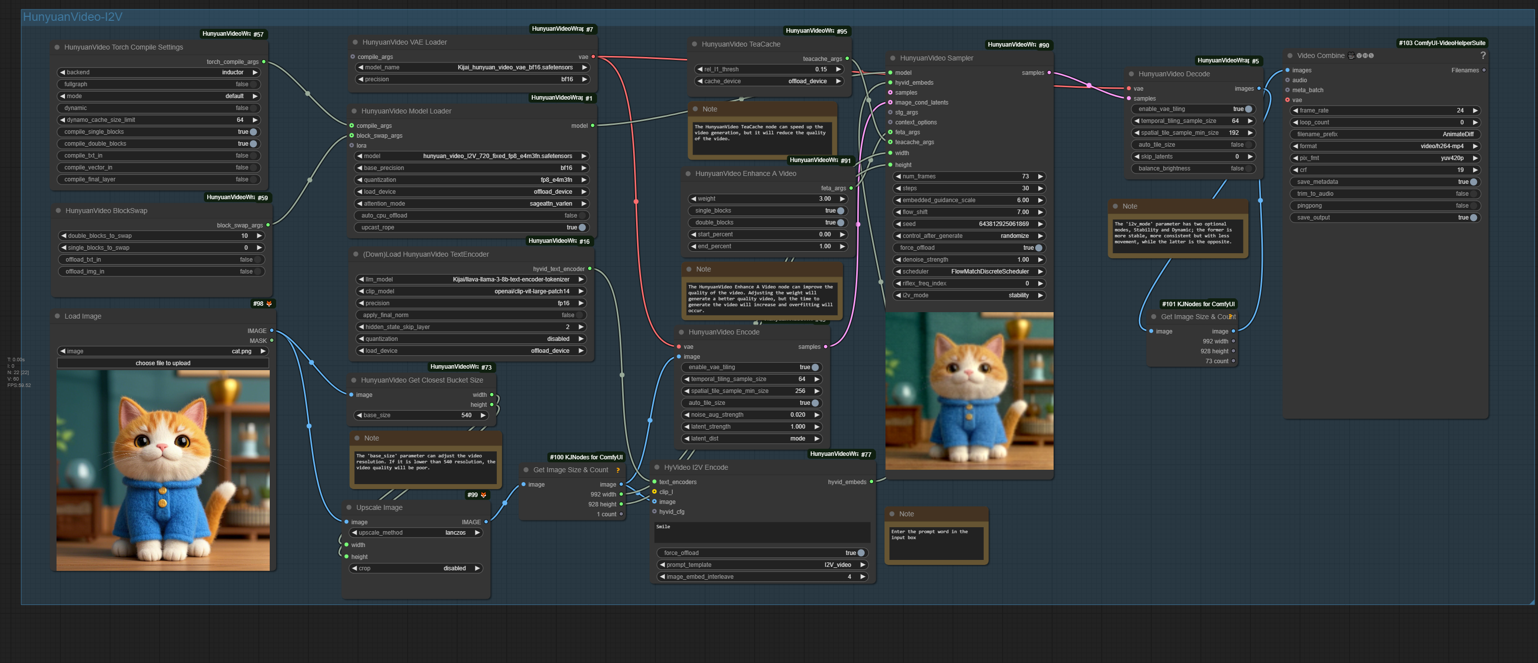 MimicPC - Hunyuan Video V2.0: Img2Video